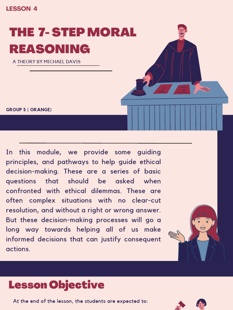 The 7 Step Moral Reasoning | PDF | Decision Making | Psychology