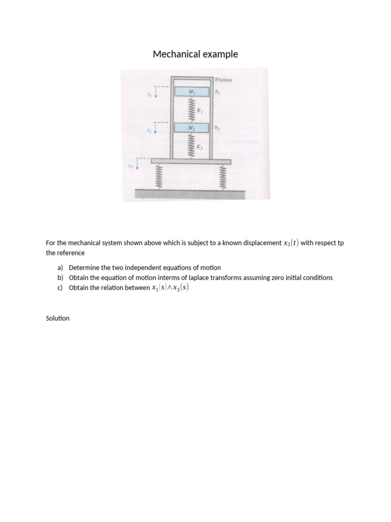 Mechanical Example | PDF