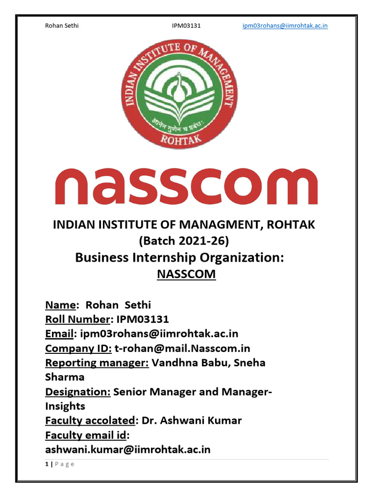 Nasscom BI IPM03131 Final | PDF | Cloud Computing | Software As A Service