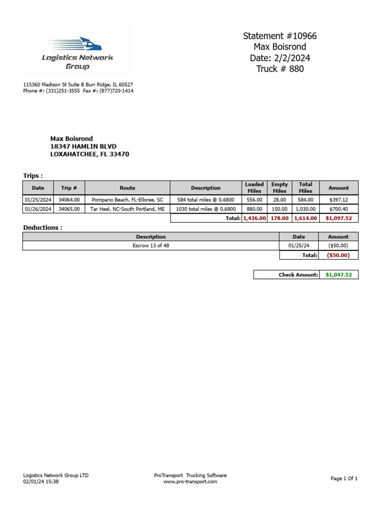 Statement 20240202 | PDF