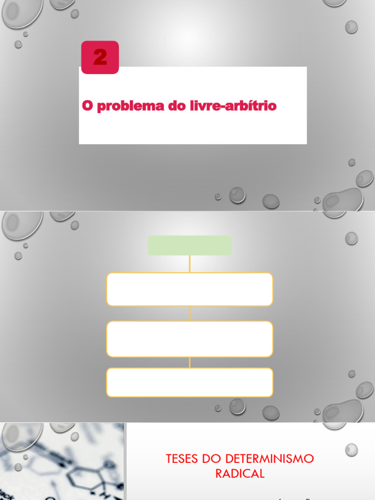 Determinismo Radical e Livre-Arbítrio | PDF | Livre arbítrio | Determinismo