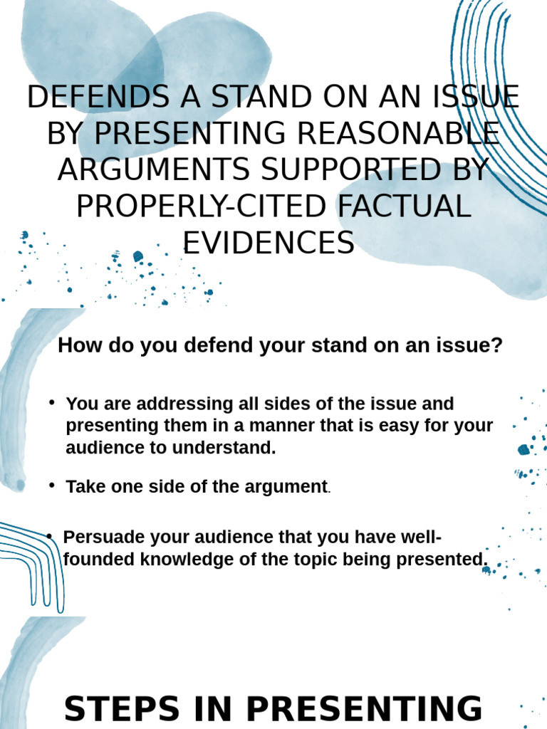 EAPP Gelit Reporting | PDF | Argument | Credibility