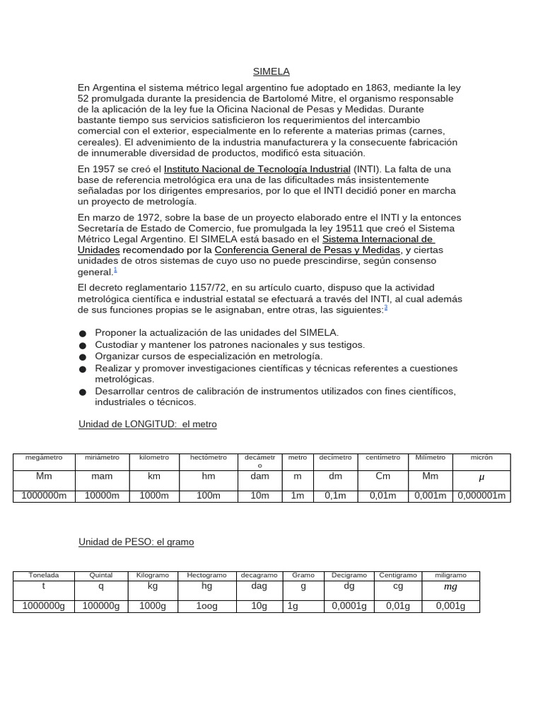 Modulo 3 Simela | PDF | Metrología | Litro