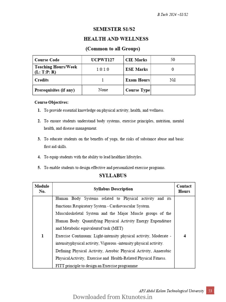 Health and Wellness | PDF | Physical Fitness | Medical Specialties