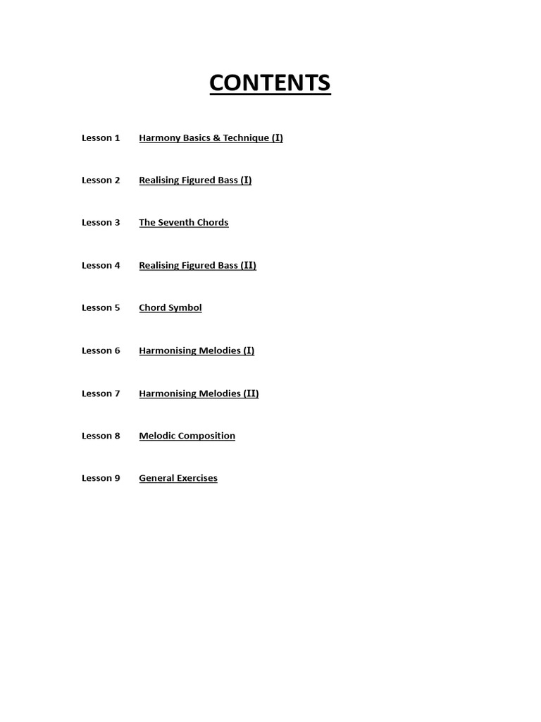 Music Harmony and Composition Lessons | PDF