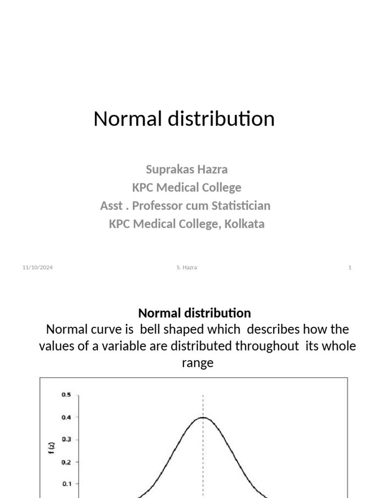 Normal Distribution | PDF | Science & Mathematics