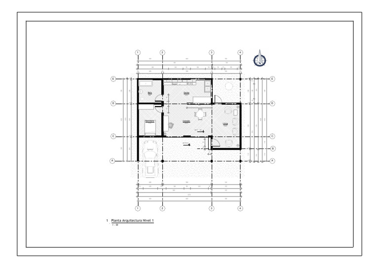 Planta Arquitectura E01 | PDF