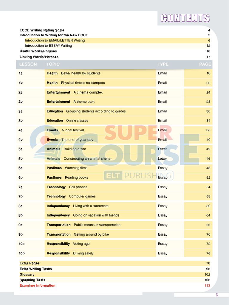 Hoy Excellent Ecce-B2-Speak-Your-Mind-In-Writing-Ecce Teacher | PDF | Essays | Reason