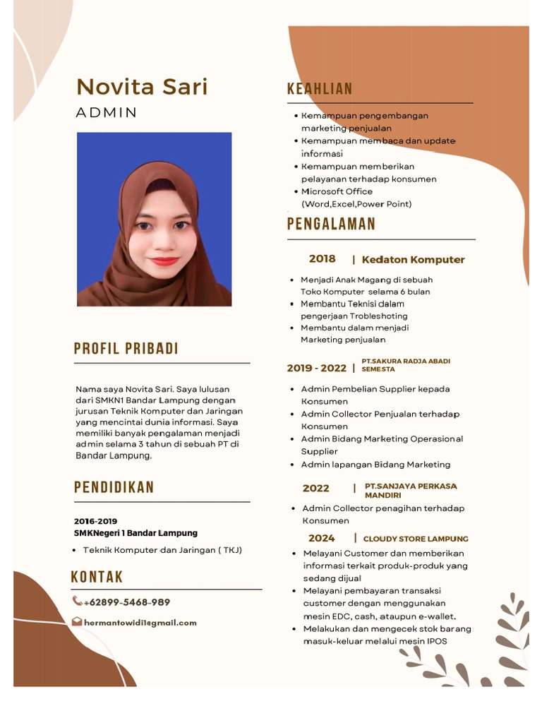 CV. Novita Sari | PDF