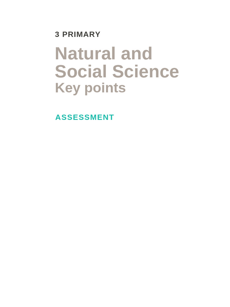 3pri Nat and Soc SC Key Points Assessment Word | PDF | Atmosphere Of ...