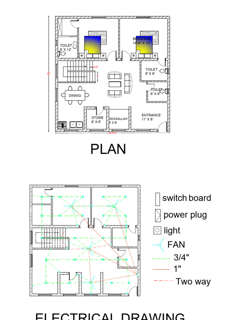 Electrical Drawing | PDF | Home & Garden