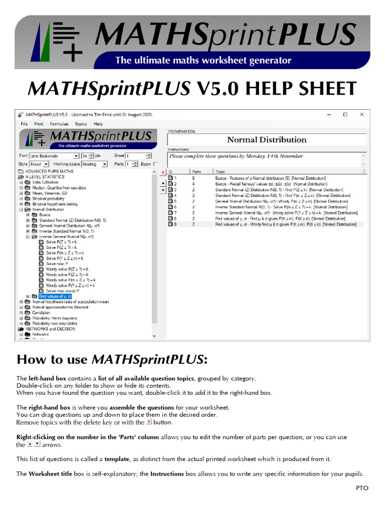 Maths Print Plus | PDF | Quadratic Equation | Mathematics