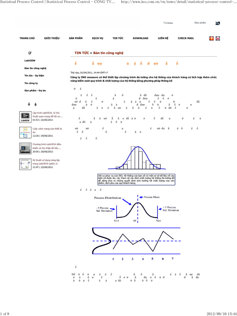 Statistical Process Control | PDF