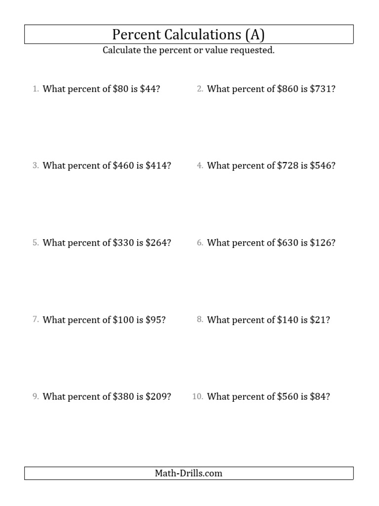 Percents Calculate Rate 05percents Currency Wholenumbers 001.1417720377 ...