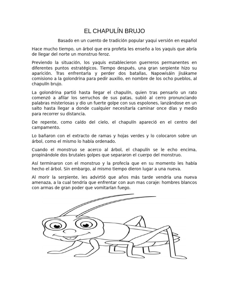 El Chapulín Brujo | PDF