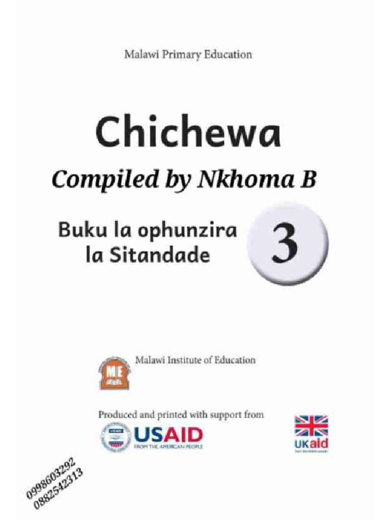 STD 3 Chichewa LB | PDF