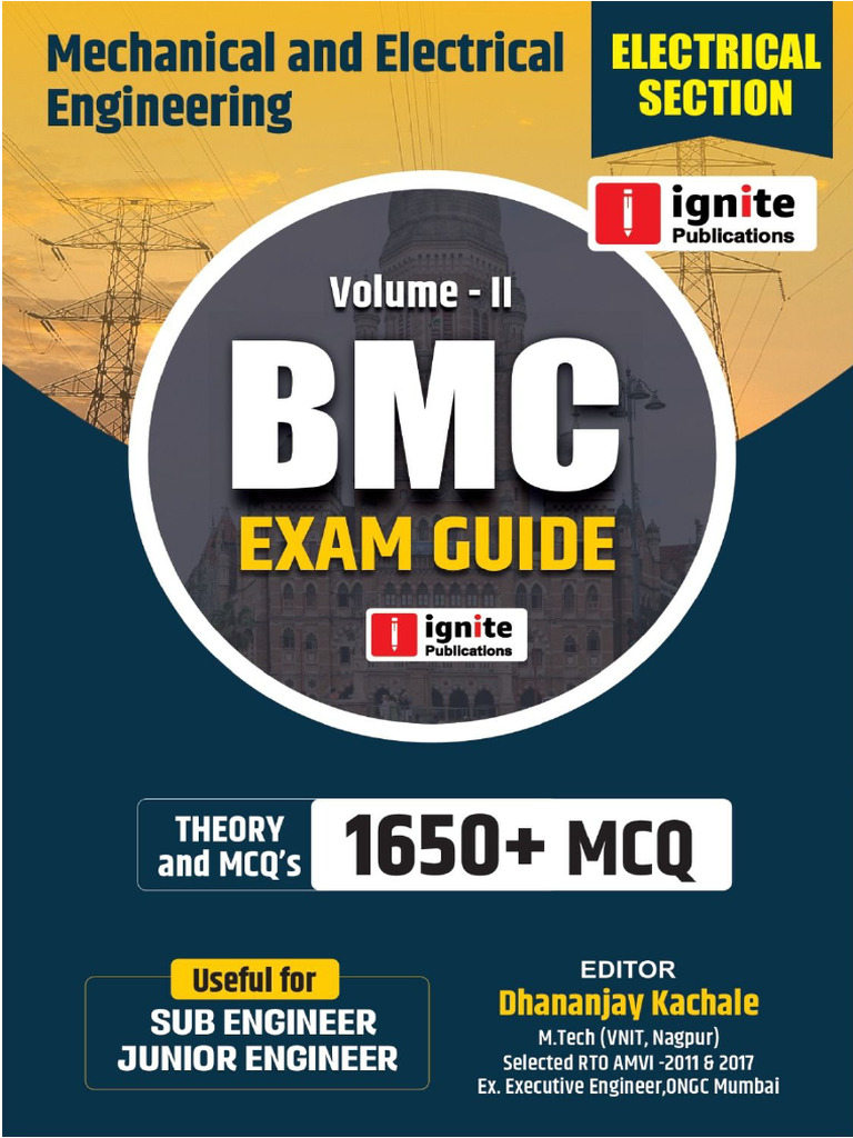 BMC Exam Guide Book Volume-02 Electrical Section Sample | PDF