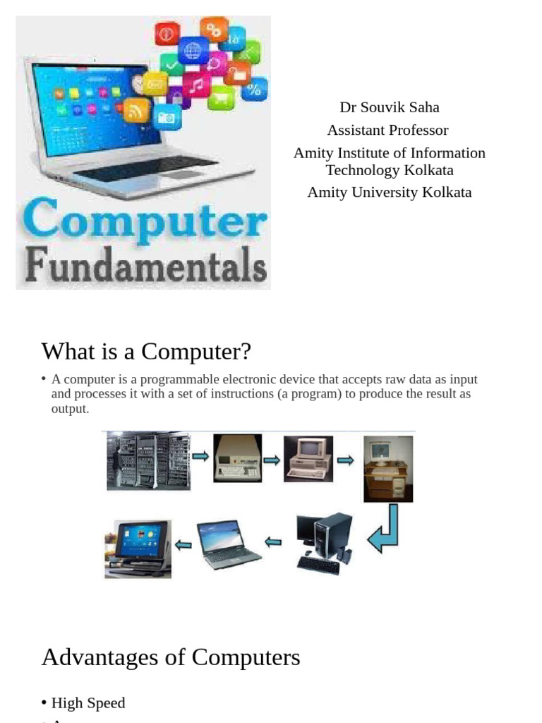 Presentation_Fundamental | PDF | Computer Data Storage | Central Processing Unit