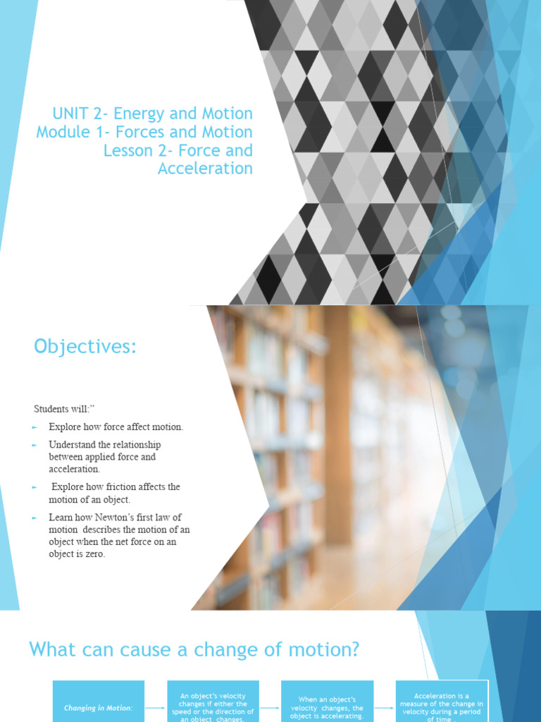 Forces and Acceleration.pptx | PDF | Force | Acceleration