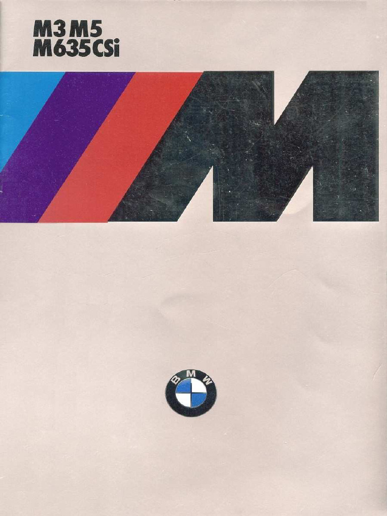 BMW M3-M5-M635CSi Prospect - 1986 | PDF