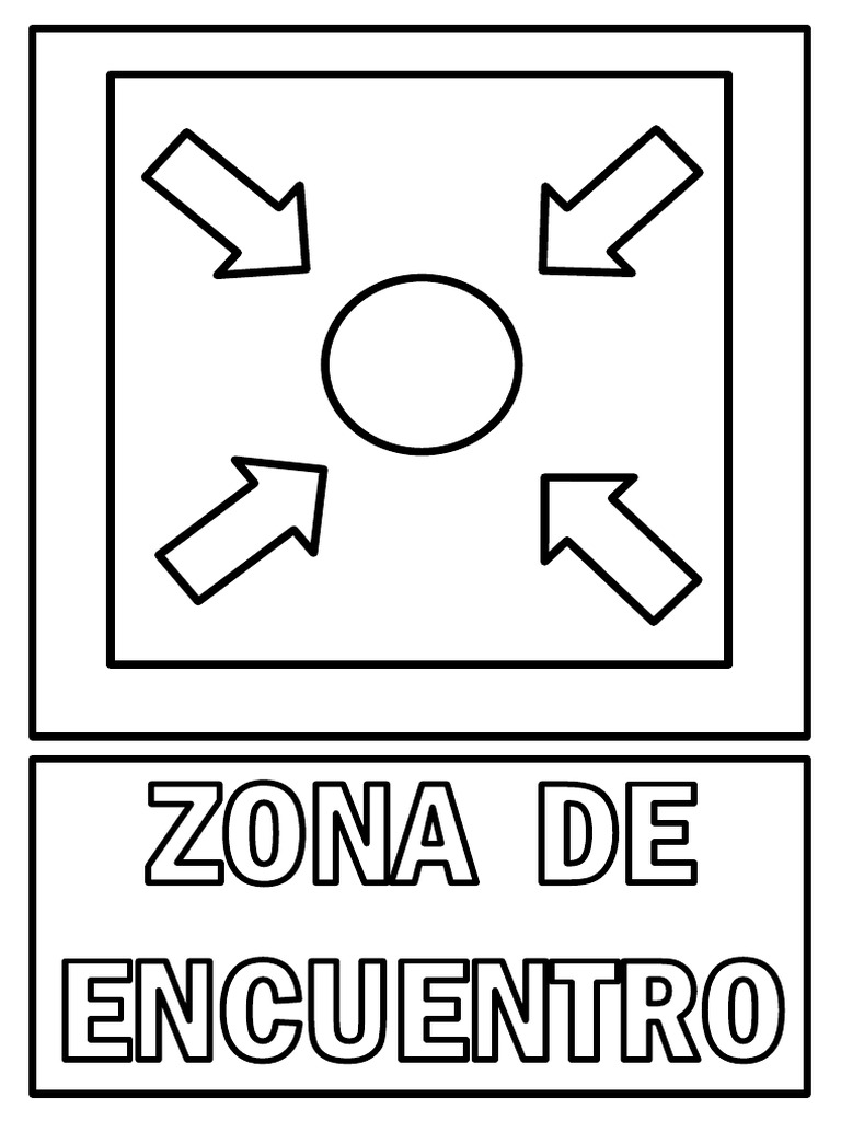 Ficha Arte Señaleticas de Zonas Seguras de Escuela y Hogar Maestra ...