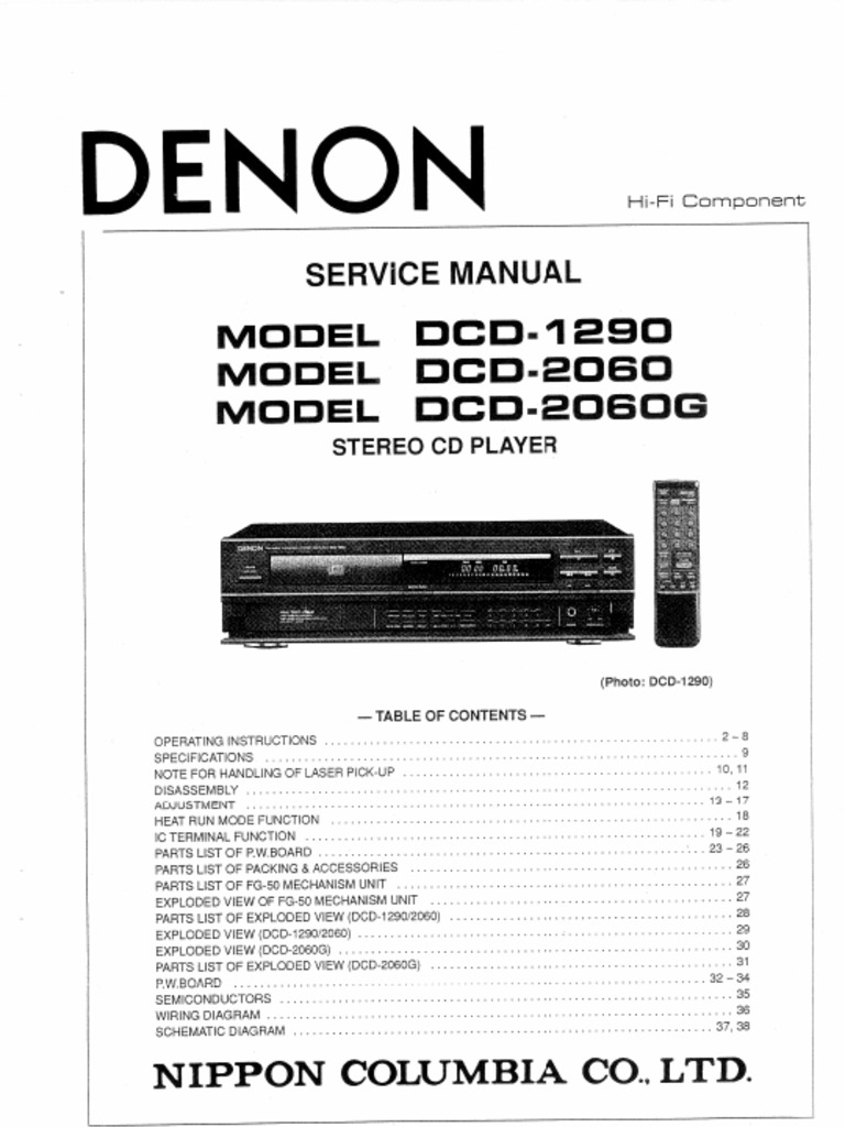 denon_dcd-1290_2060_g | PDF