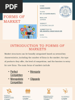 Market Structures - Notes For Economics Students | PDF