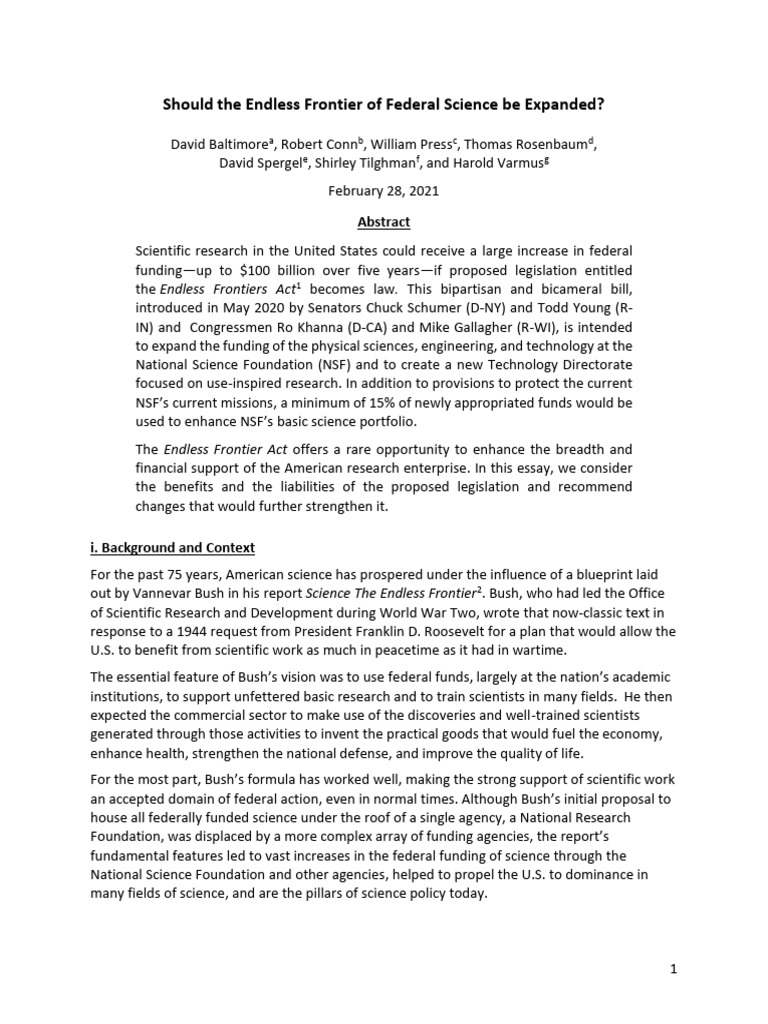 Endless Pdf National Science Foundation Science