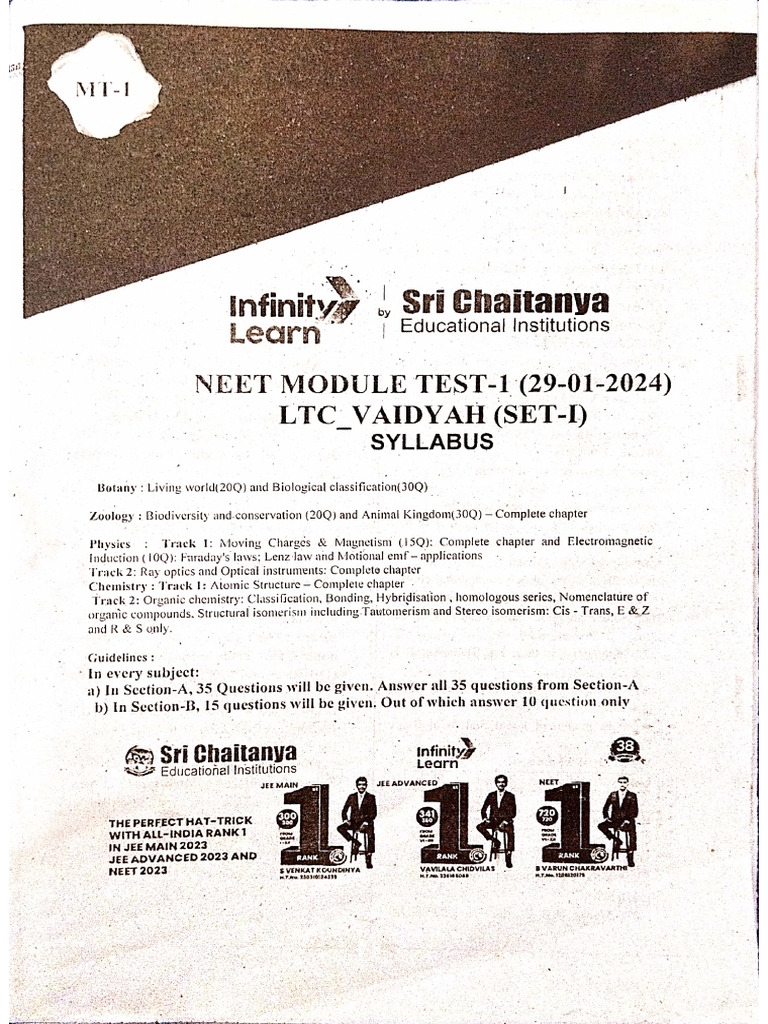 MT-1 QUESTION PAPER | PDF