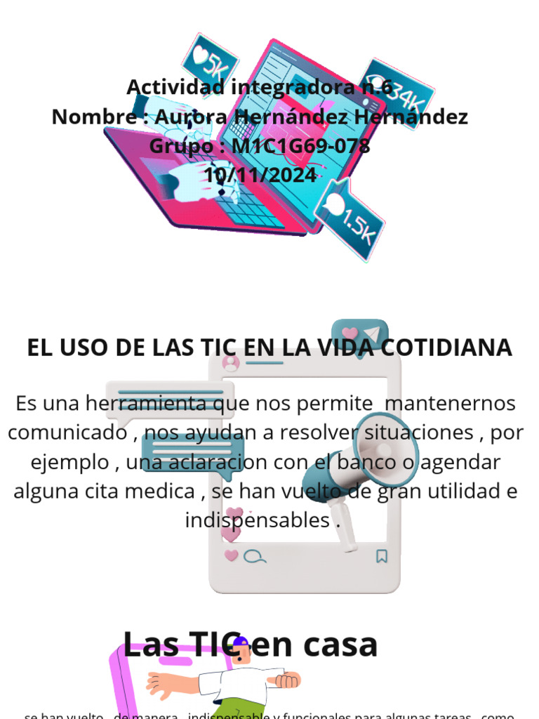 Impacto de las TIC en la Cotidianidad | PDF | Tecnología de información ...