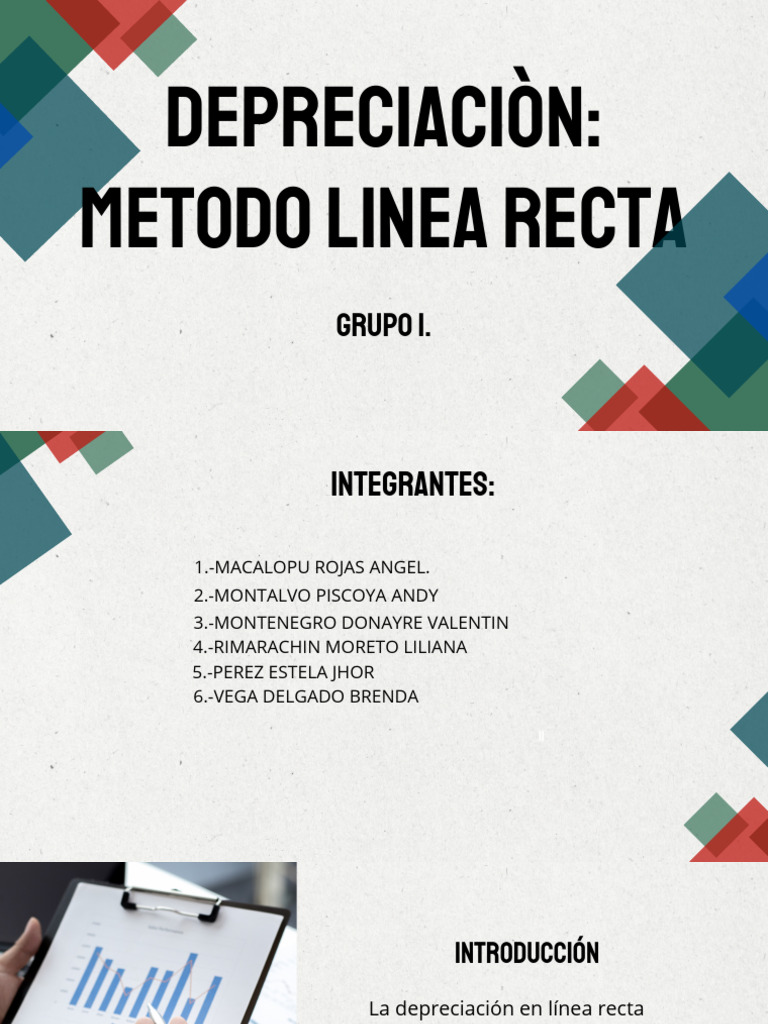 DEPRECIACIÓN METODO LINEA RECTA | PDF