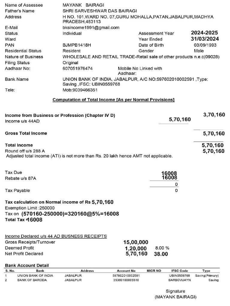 Mayank Computation | PDF