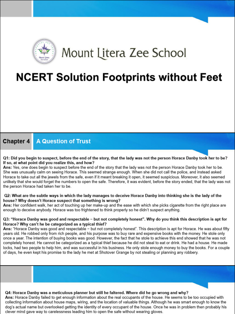 Chapter 4 A Question of Trust | PDF