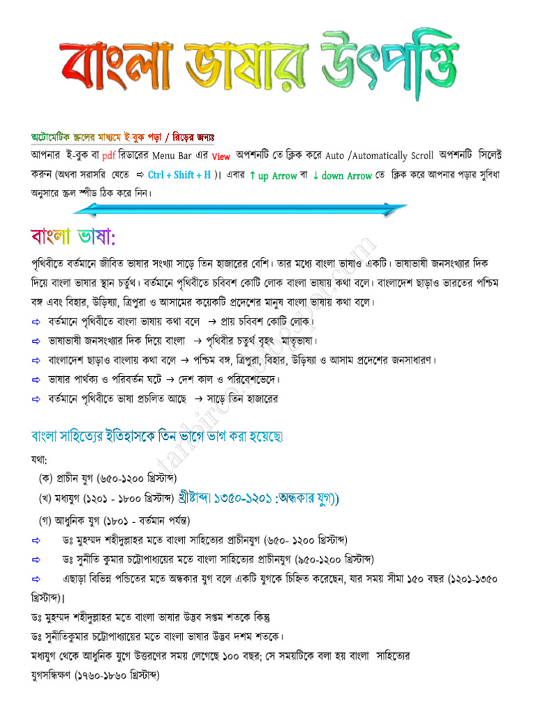 Bangla Bangla Vasa & Beakoron | PDF