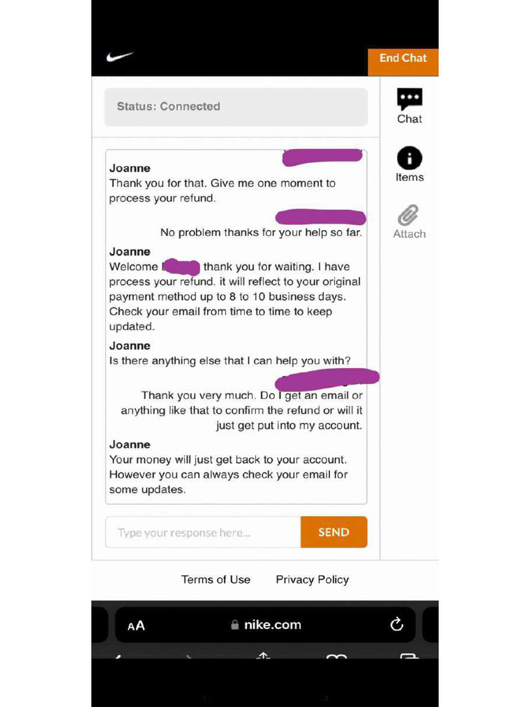 Nike Refund Method 2024 | PDF