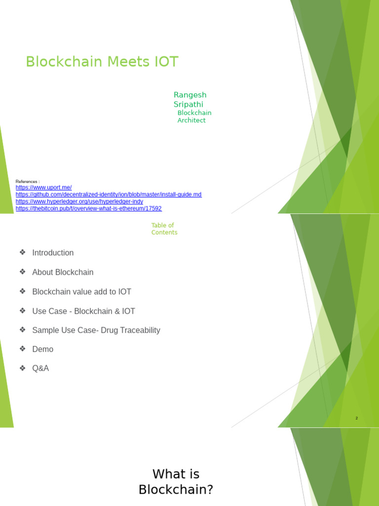 Blockchain Meets IOT | PDF