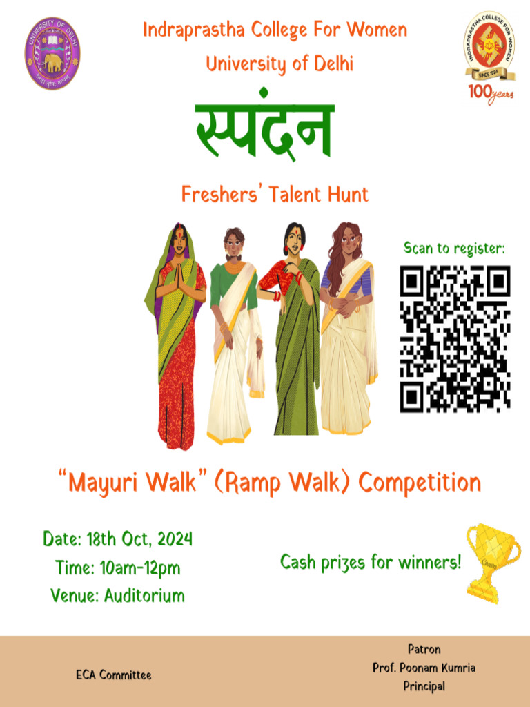Freshers Talent Hunt (Mayuri Walk) Poster PDF | PDF
