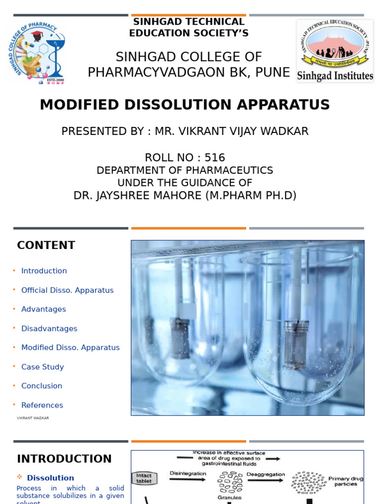 Vikrant Wadkar PPT Final | PDF | Tablet (Pharmacy) | Pharmaceutical Formulation