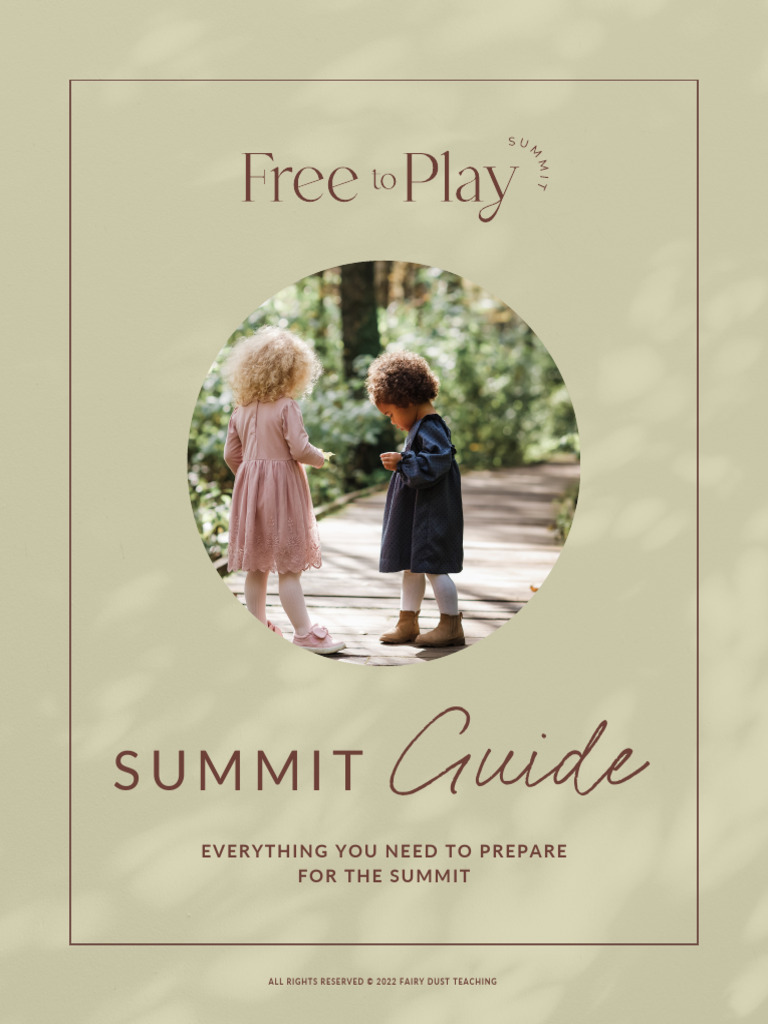 Free to Play Summit Guide 2022 | PDF | Learning | Teachers