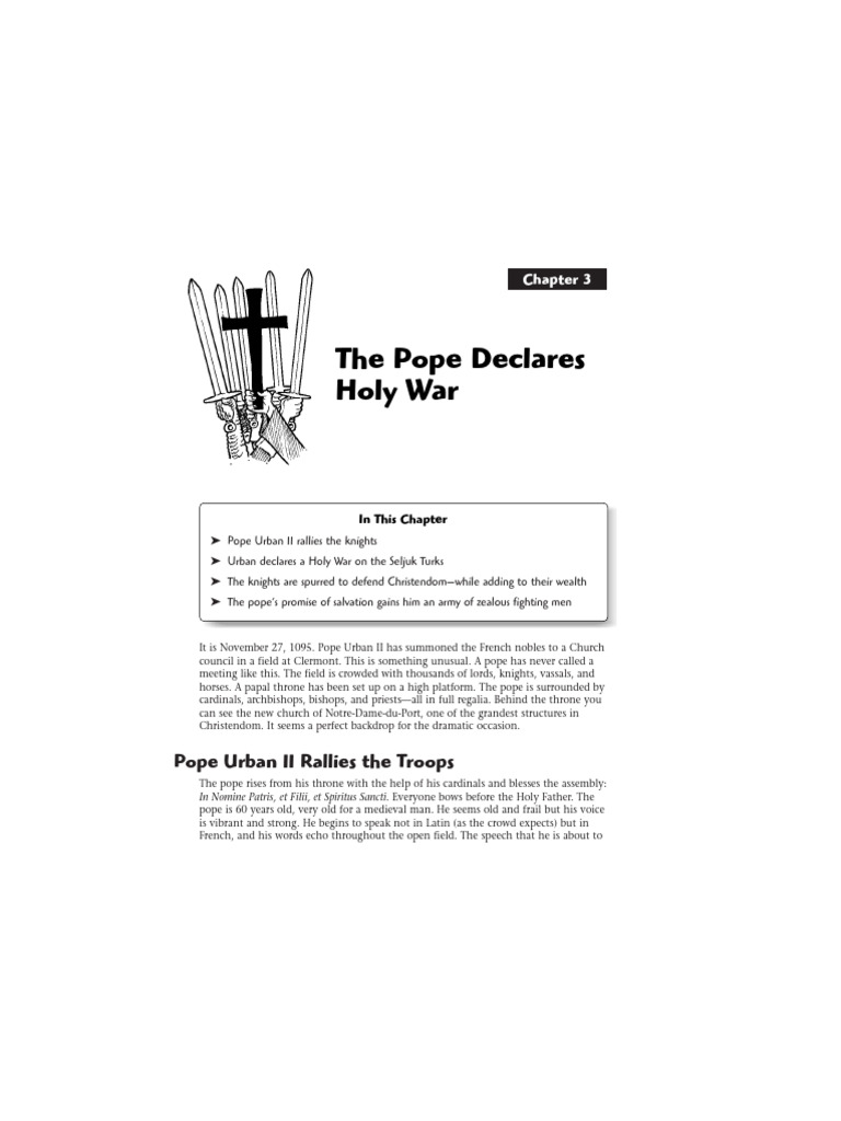 Pope Urban II's Call for Crusade | PDF | Catholic Church | Byzantine Empire