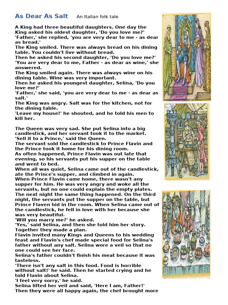 As Dear as Salt: A Folk Tale | PDF