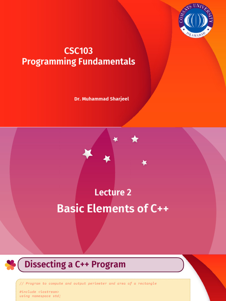 Pf Slides Lecture 2 | PDF | Integer (Computer Science) | Data Type Pf Slides Lecture 2 | PDF | Integer (Computer Science) | Data Type