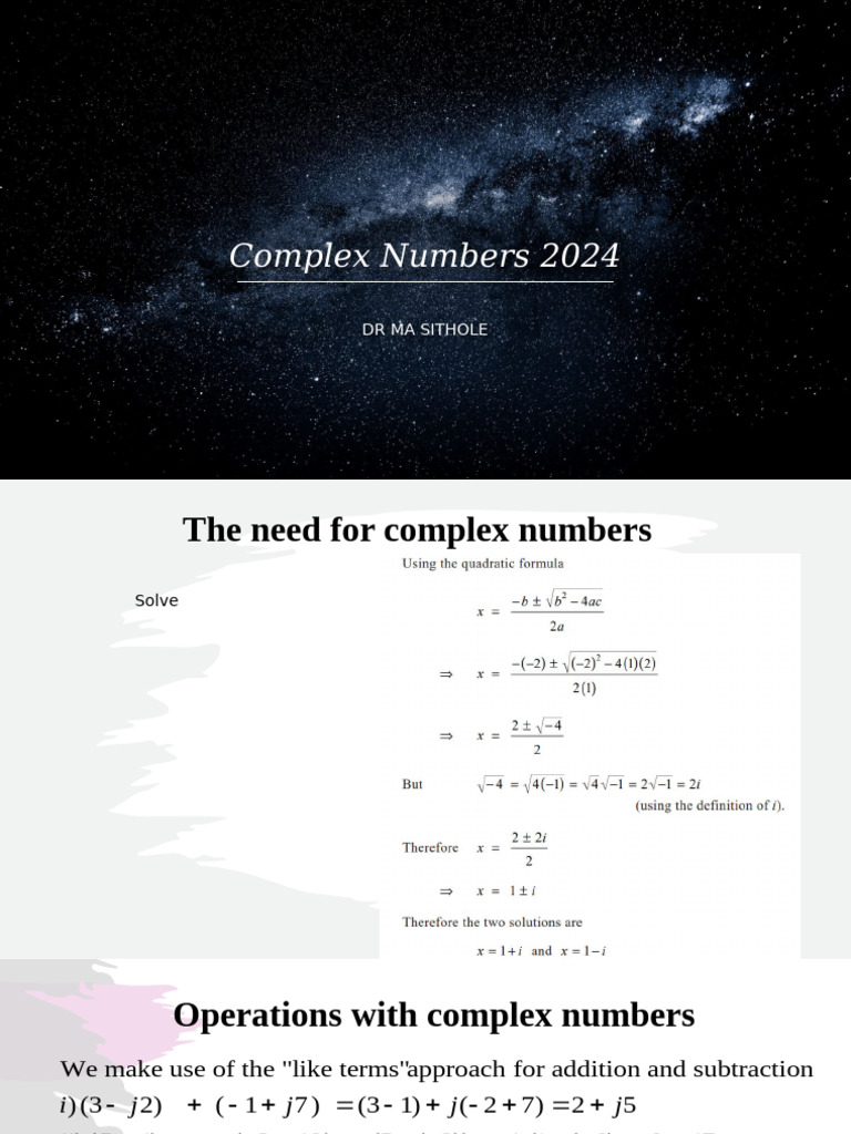 Complex Numbers 2024 | PDF | Complex Number | Mathematics