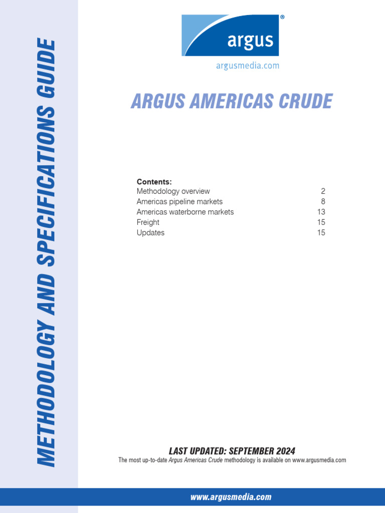 Argus Americas Crude | PDF | West Texas Intermediate | Real Estate ...