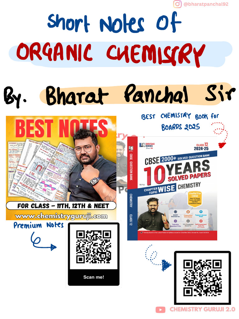 Organic Short Notes Boards 2025_241109_232704 | PDF | Molecules ...