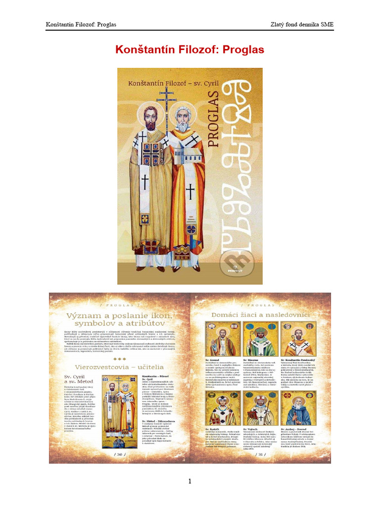 Konstantin - Proglas | PDF