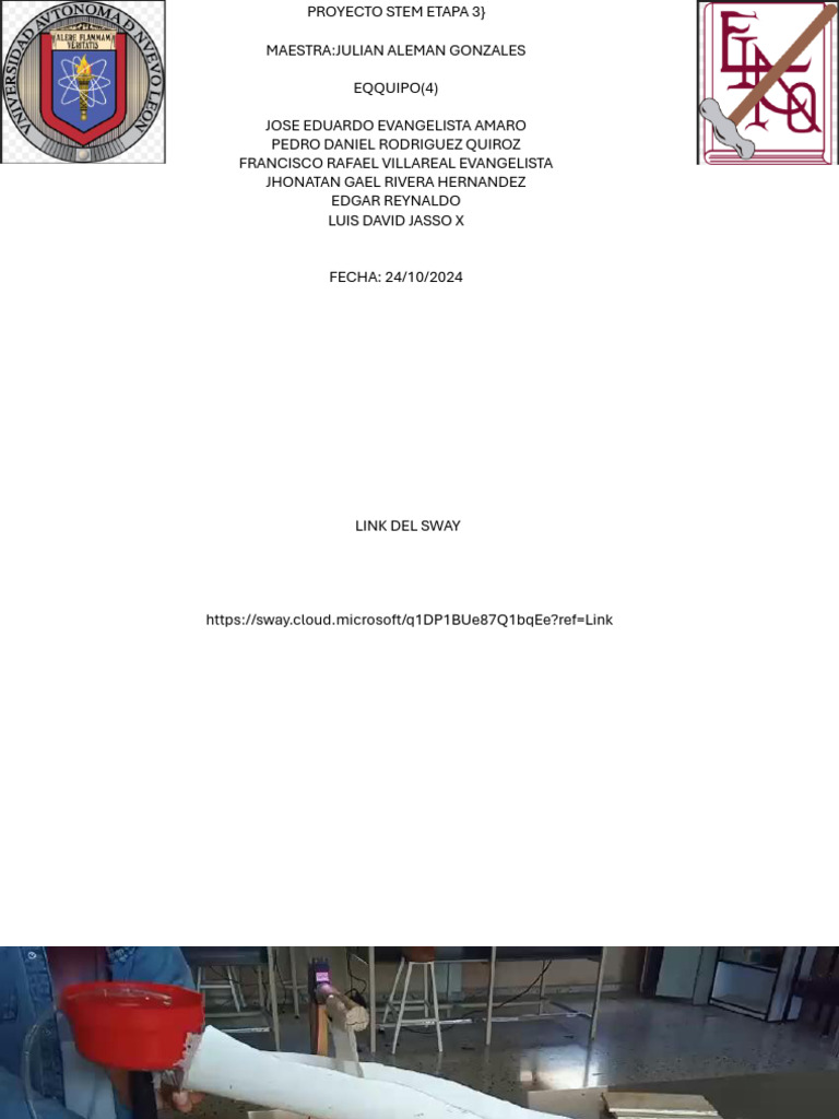 Proyecto Stem Etapa 3 | PDF