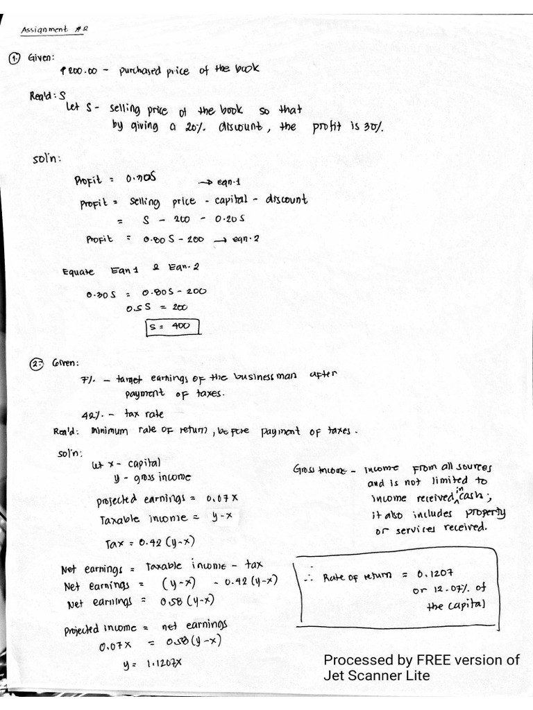 Assignment 2 Answer Key-1 | PDF