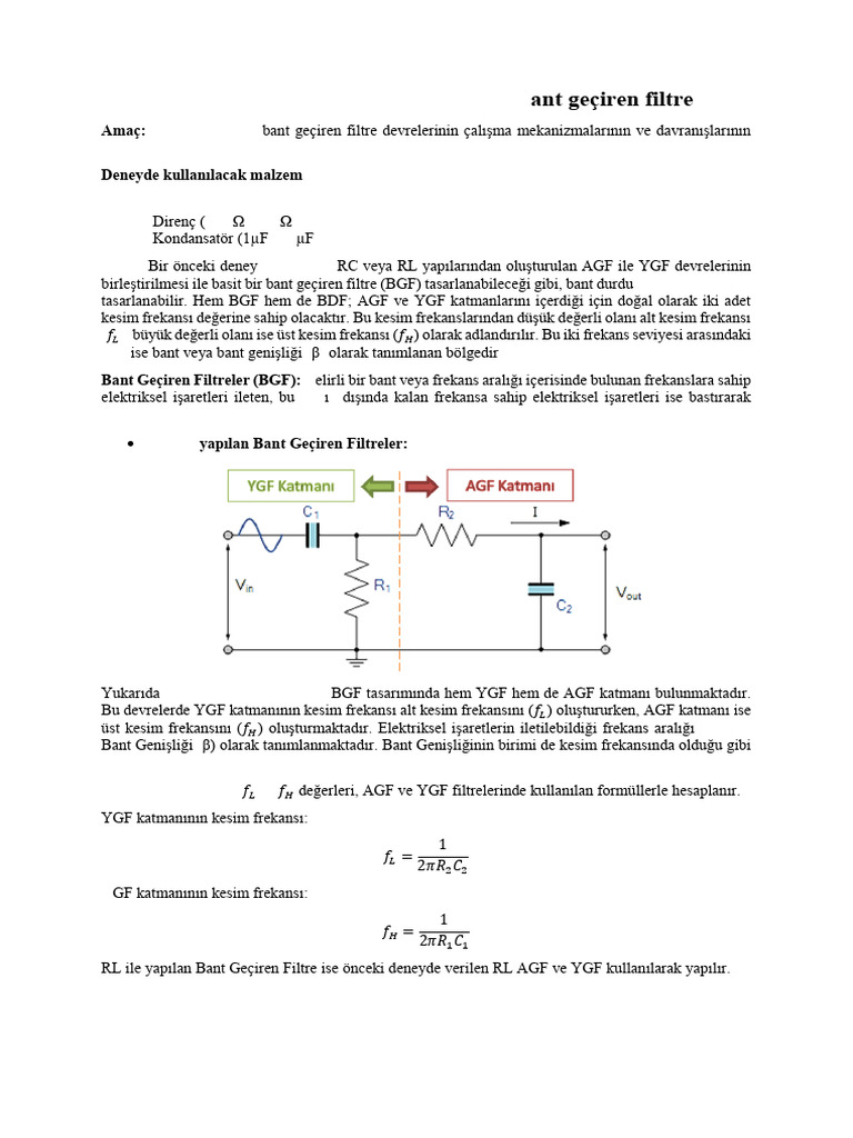 Online Deney 2 | PDF