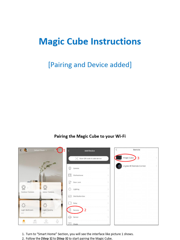 Magic Cube Instruction (New) | PDF | Mobile App | Ios